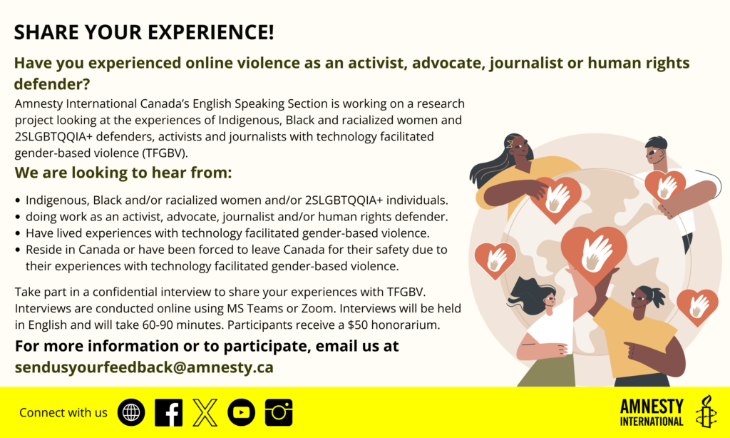 Canada must end Technology-Facilitated Gender-Based Violence